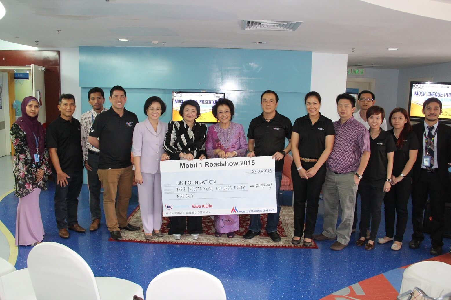 Contribution to IJN - Mobilub - Authorized Mobil Distributor Malaysia